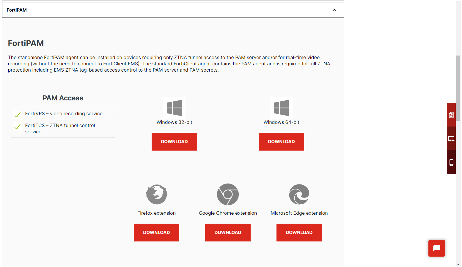 FortiPAM browser extension and standalone FortiClient air-gapped installation | FortiPAM 1.6.0 ...