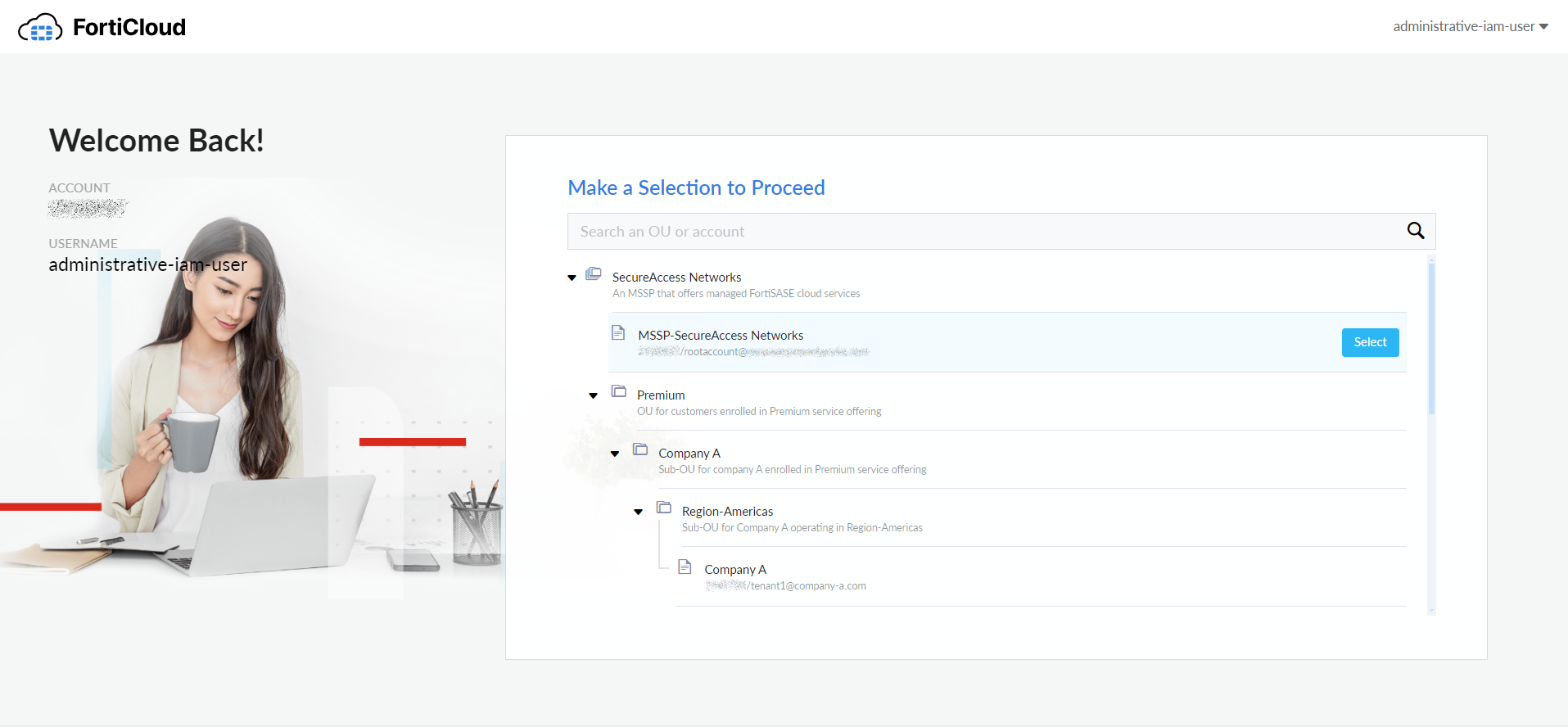 Configuring Identity and Access Management (IAM) for MSSP | FortiSASE ...