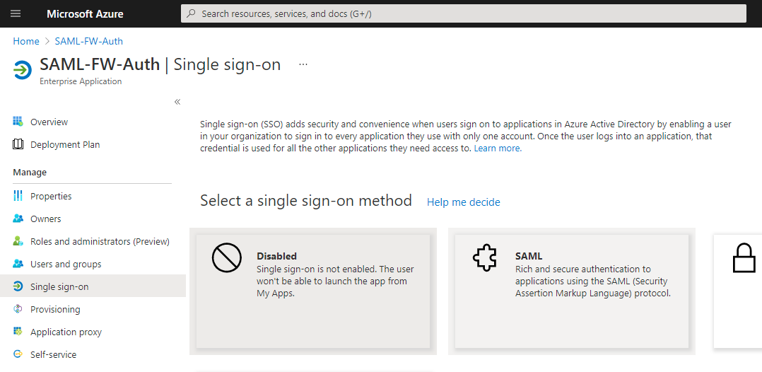 Outbound firewall authentication with Azure AD as a SAML IdP ...