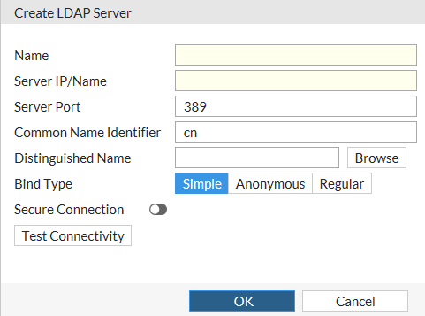 Create or edit an LDAP server | FortiProxy 7.4.0