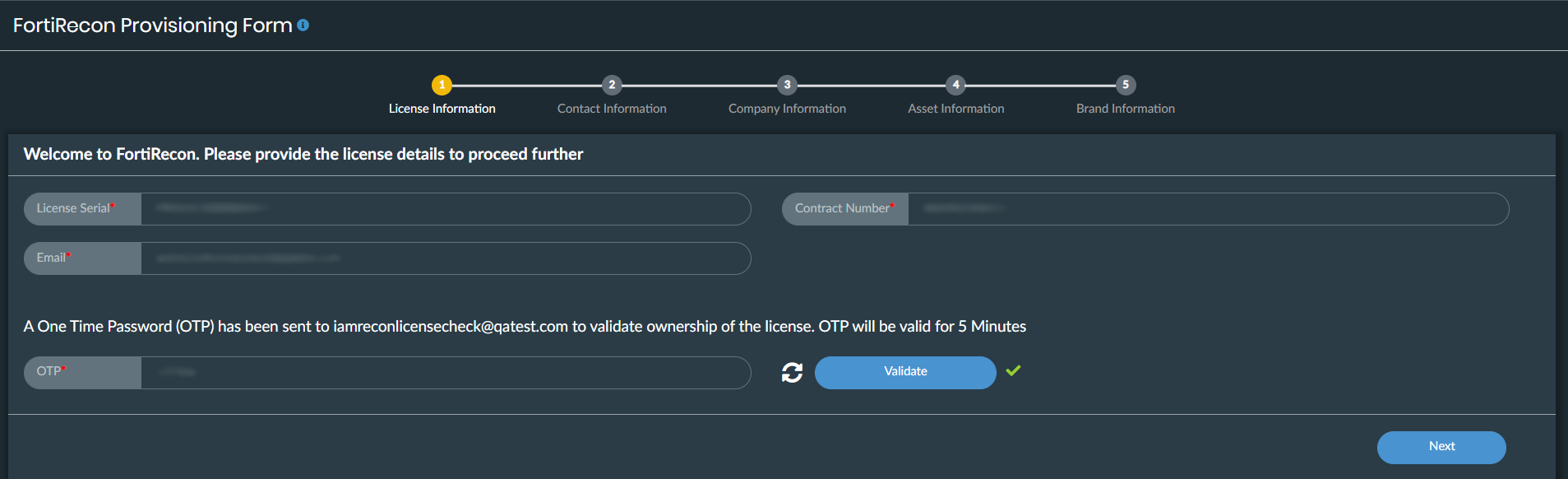 Getting started | FortiRecon 25.2.a | Fortinet Document Library