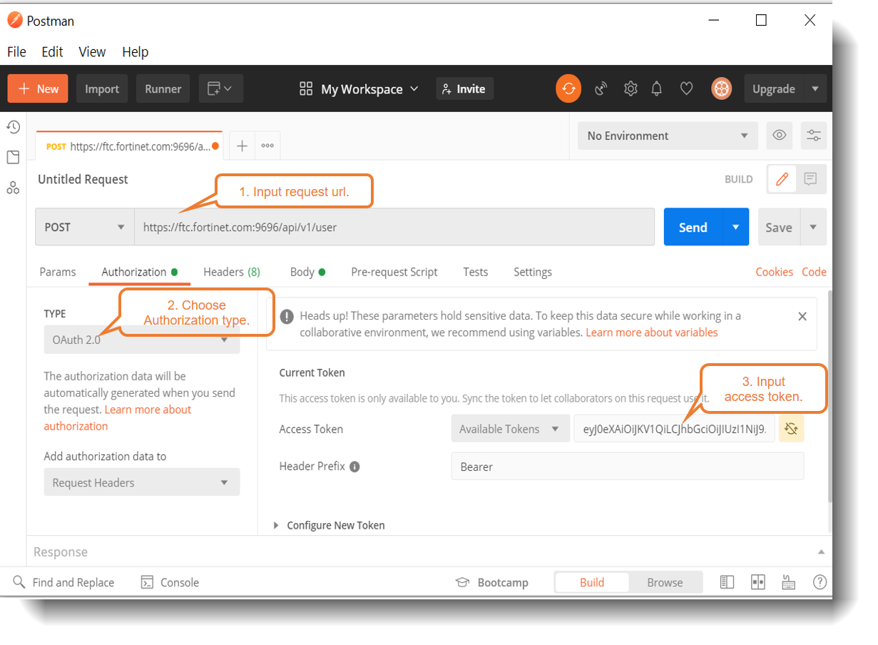 REST API | FortiToken Cloud 22.2.a | Fortinet Documentation Library
