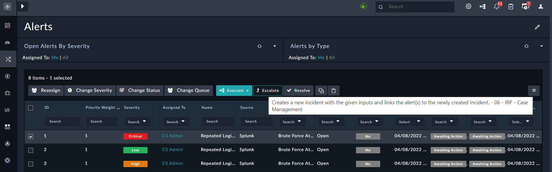 Working with Modules - Alerts & Incidents | FortiSOAR 7.5.0 | Fortinet ...