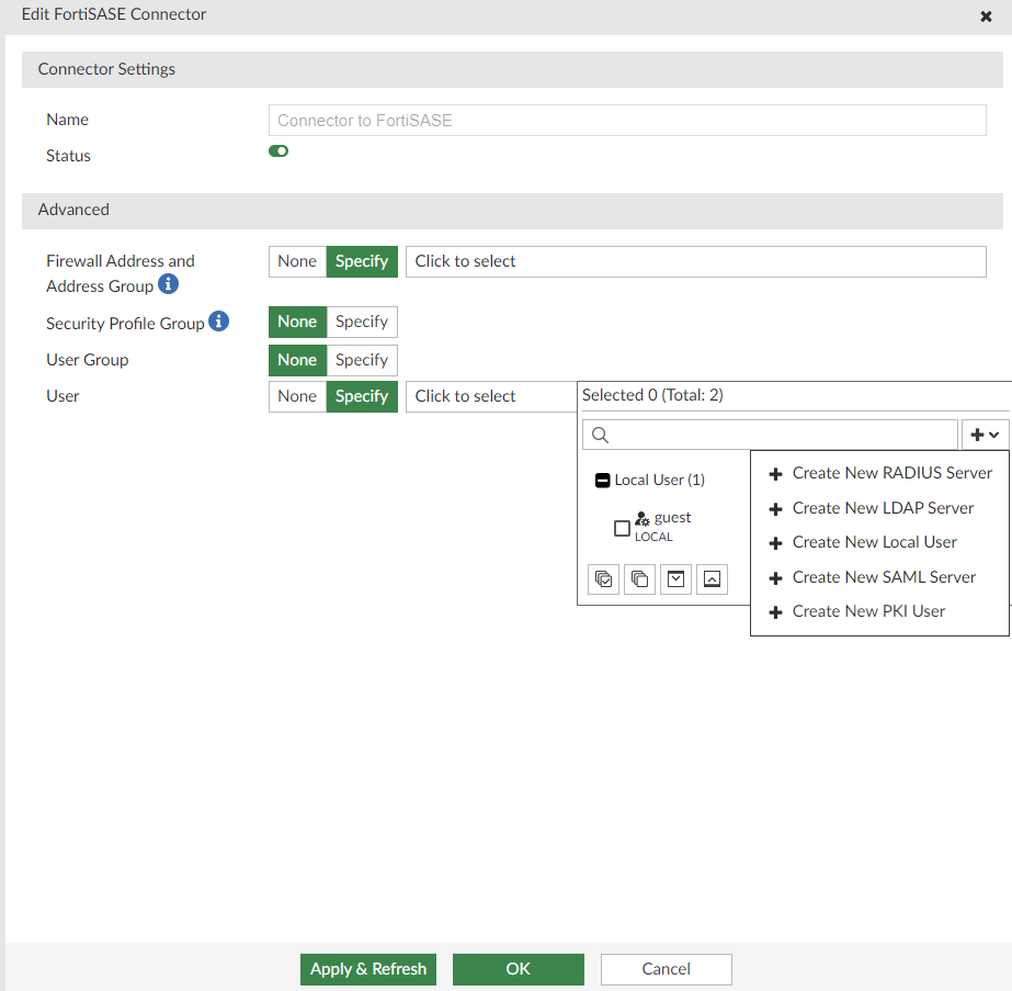 Configuring FortiManager for central management | FortiSASE 24.4.75 ...