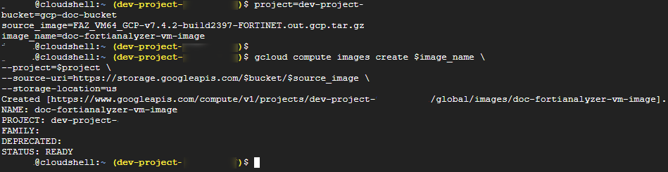 Creating a FortiAnalyzer custom image | FortiAnalyzer Public Cloud 7.6. ...