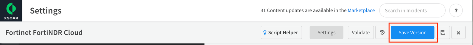 Installing FortiNDR Cloud on Cortex XSOAR | FortiNDR Cloud 2024.2.0 ...
