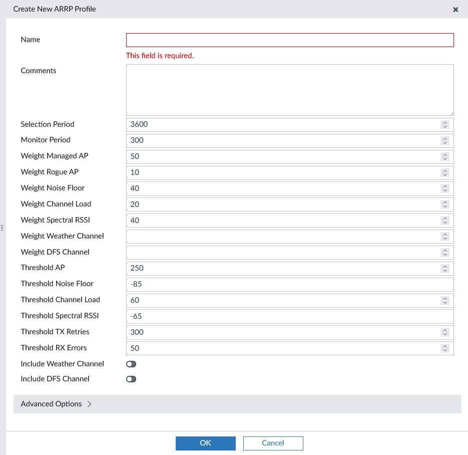ARRP profiles | FortiManager 7.4.2 | Fortinet Document Library