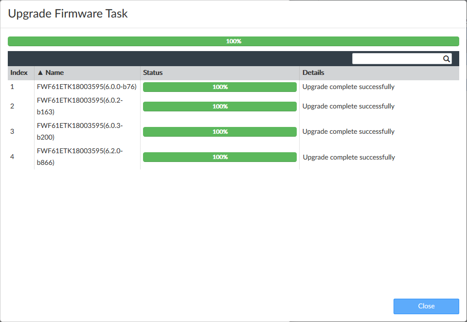 Upgrading multiple firmware images on FortiGate | FortiManager 7.4.2 ...