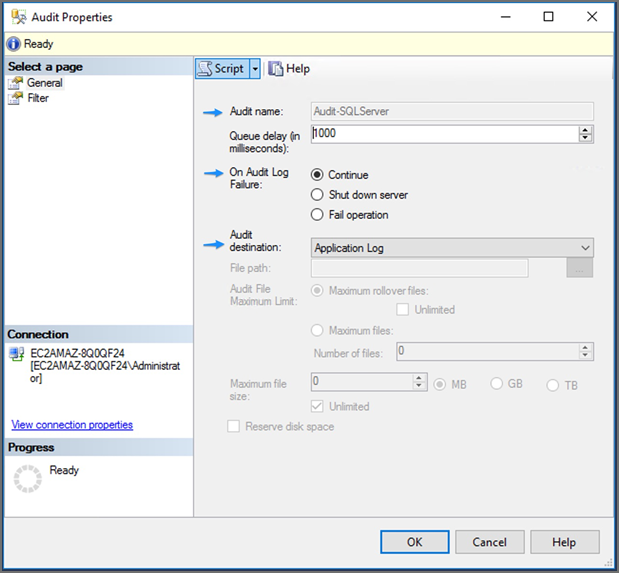 Microsoft SQL Server | FortiSIEM 7.2.1 | Fortinet Document Library