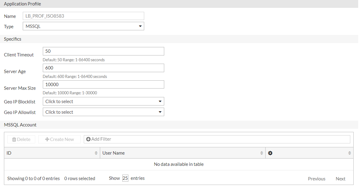 Configuring Application profiles | FortiADC 7.6.1 | Fortinet Document ...