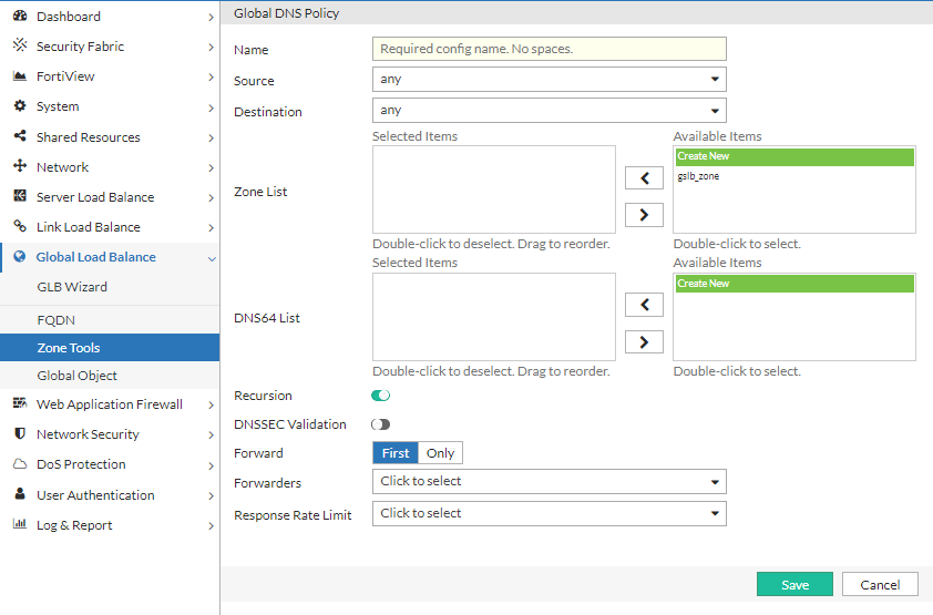 Global Server Load Balancing in Hybrid Environments | FortiADC 7.6.1 | Fortinet Document Library