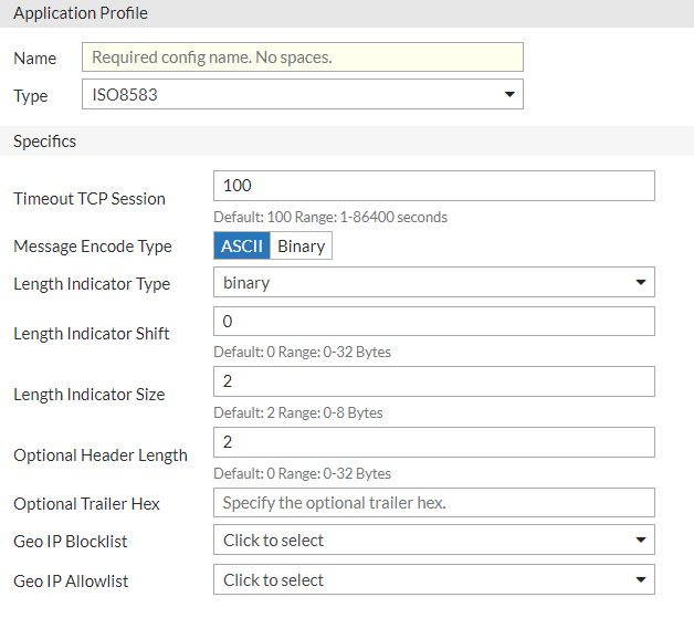 Configuring Application profiles | FortiADC 7.6.1 | Fortinet Document Library