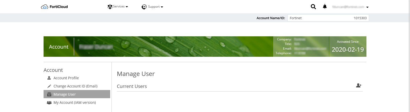 Adding a secondary account | FortiAnalyzer Cloud 7.4.4 | Fortinet Document Library
