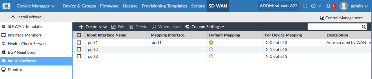 SD-WAN supports BGP neighbor configuration (central management mode ...
