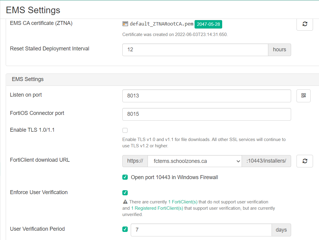Configuring user verification with SAML authentication and an LDAP domain user account ...