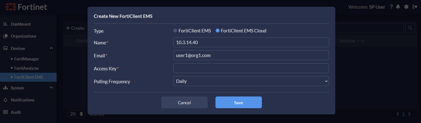 FortiClient EMS Cloud management 7.4.0 | FortiPortal 7.4.0 | Fortinet ...