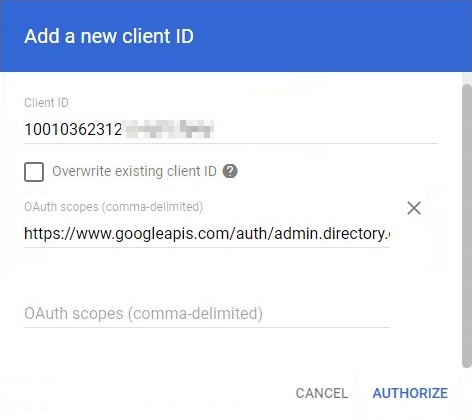 Delegating domain-wide authority to the service account | FortiClient 7.4.3 | Fortinet Document ...