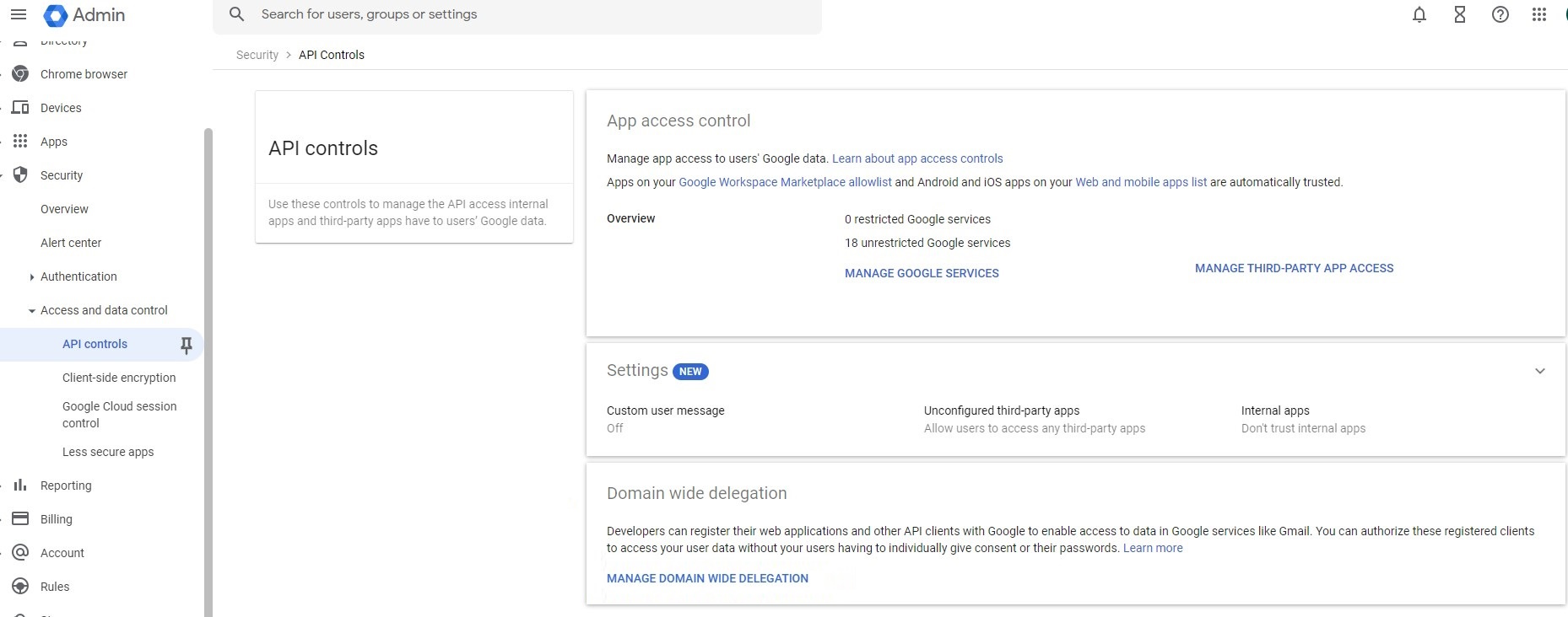 Delegating domain-wide authority to the service account | FortiClient 7.4.3 | Fortinet Document ...