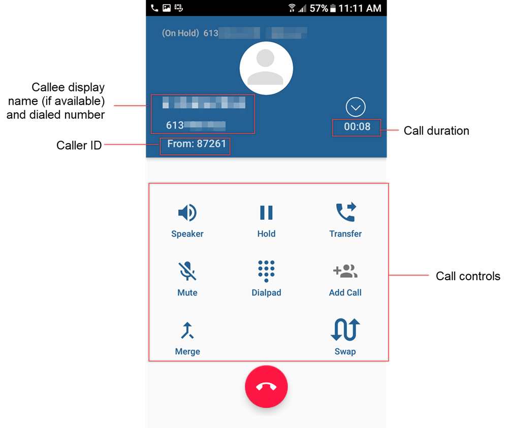 Phone calls | FortiFone 1.0.0
