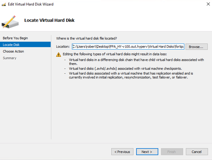Deploying FortiPAM-VM on MS Hyper-V | FortiPAM Private Cloud 1.6.0 ...