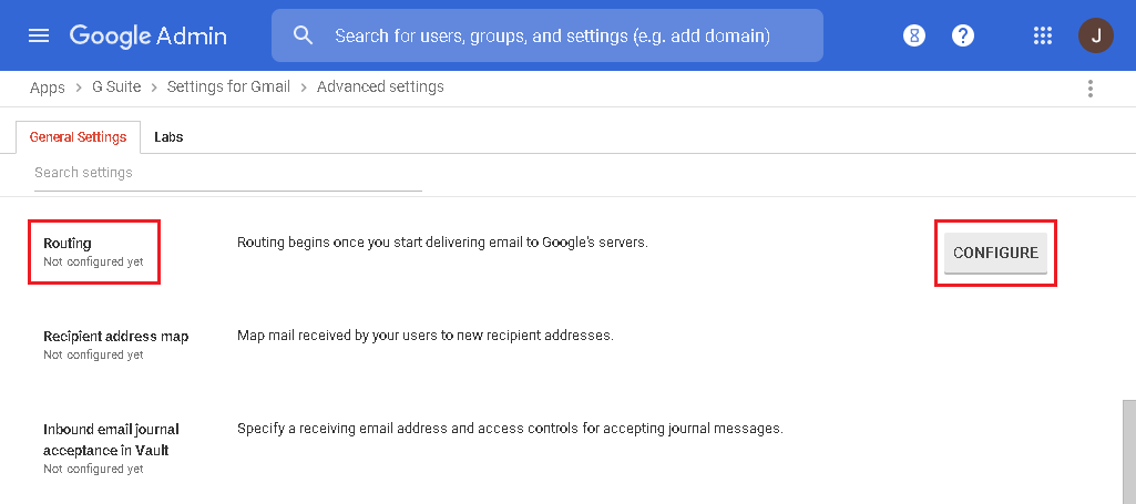 Route all outbound mail from Google Workspace through FortiMail ...