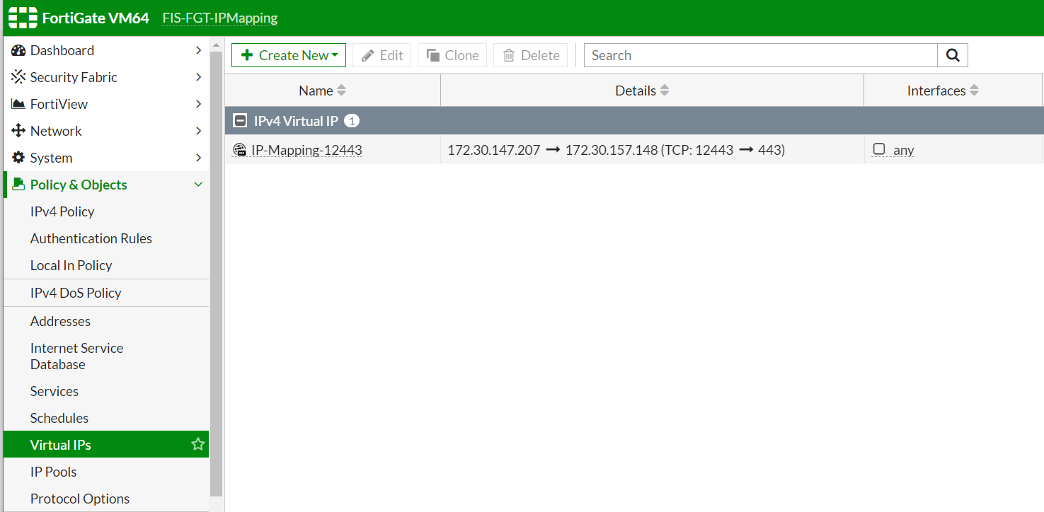 Configuring IP mapping in regular mode | FortiIsolator 2.4.4 | Fortinet ...