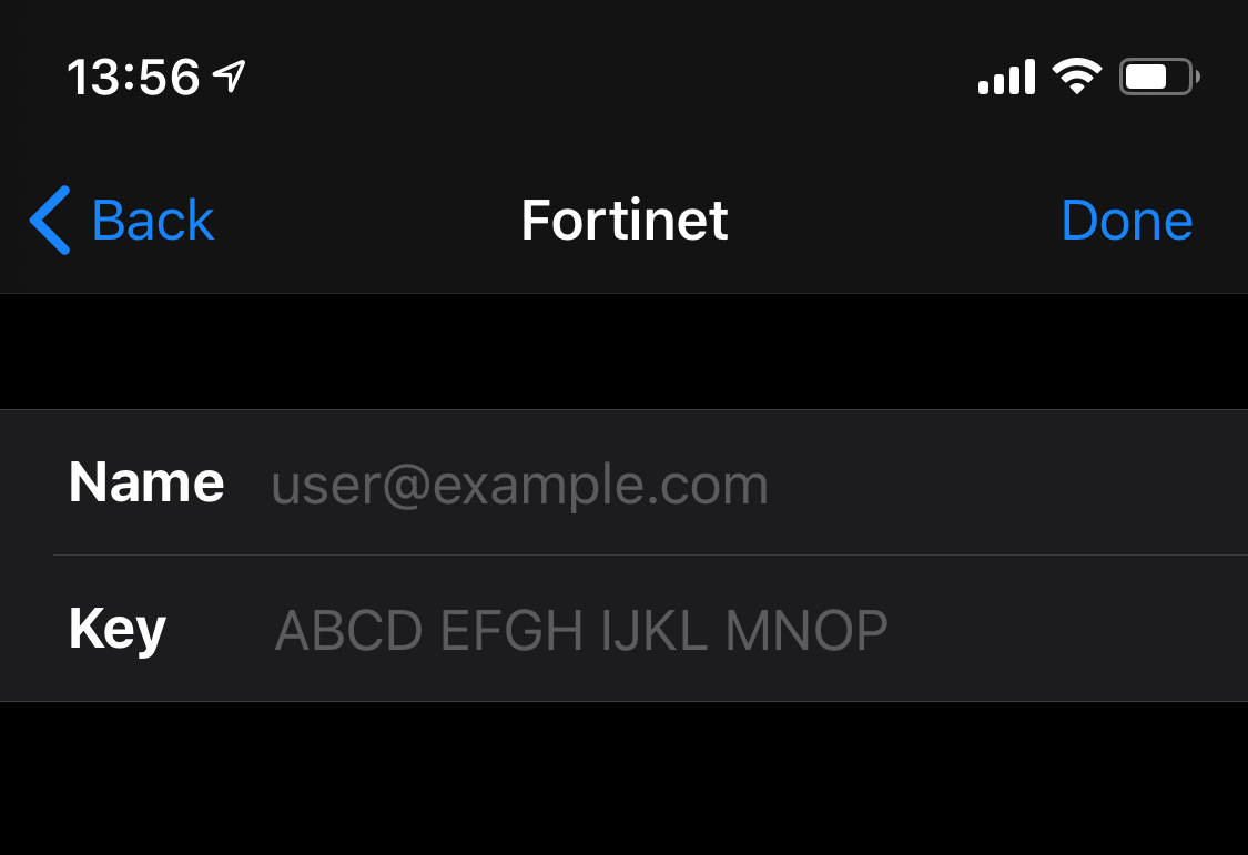 Activating FortiToken Mobile on a Mobile Phone | FortiGate / FortiOS 6. ...