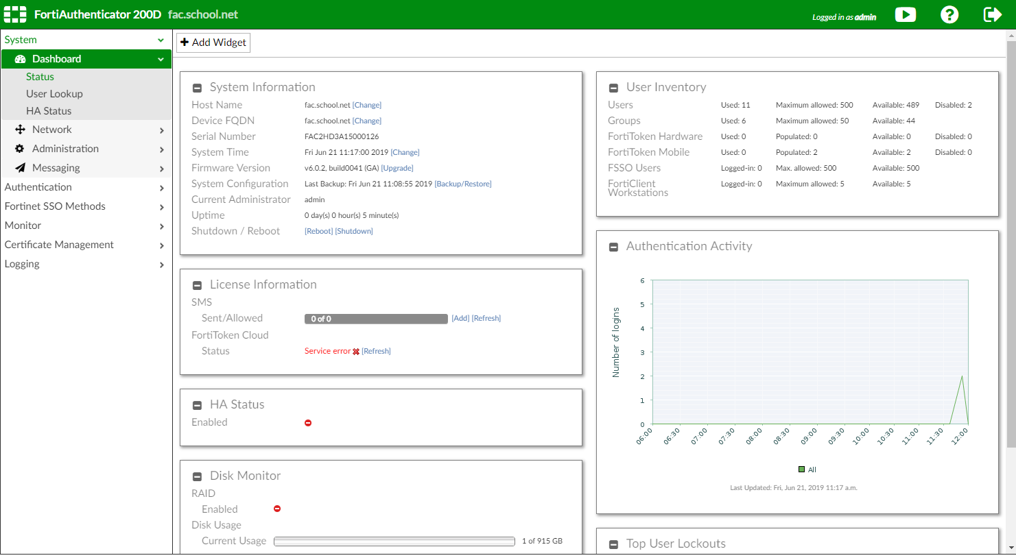 Administration Guide | FortiAuthenticator 6.0.3 | Fortinet ...