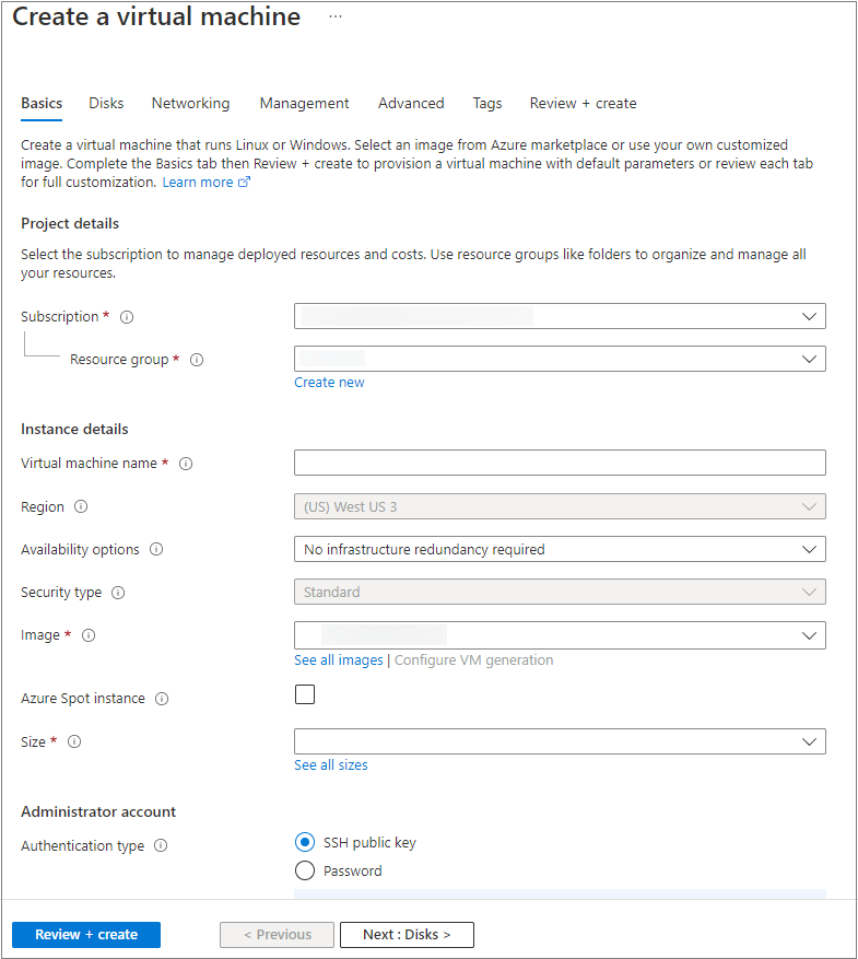 Create VM with the FortiDeceptor VHD | FortiDeceptor Public Cloud 4.2.0